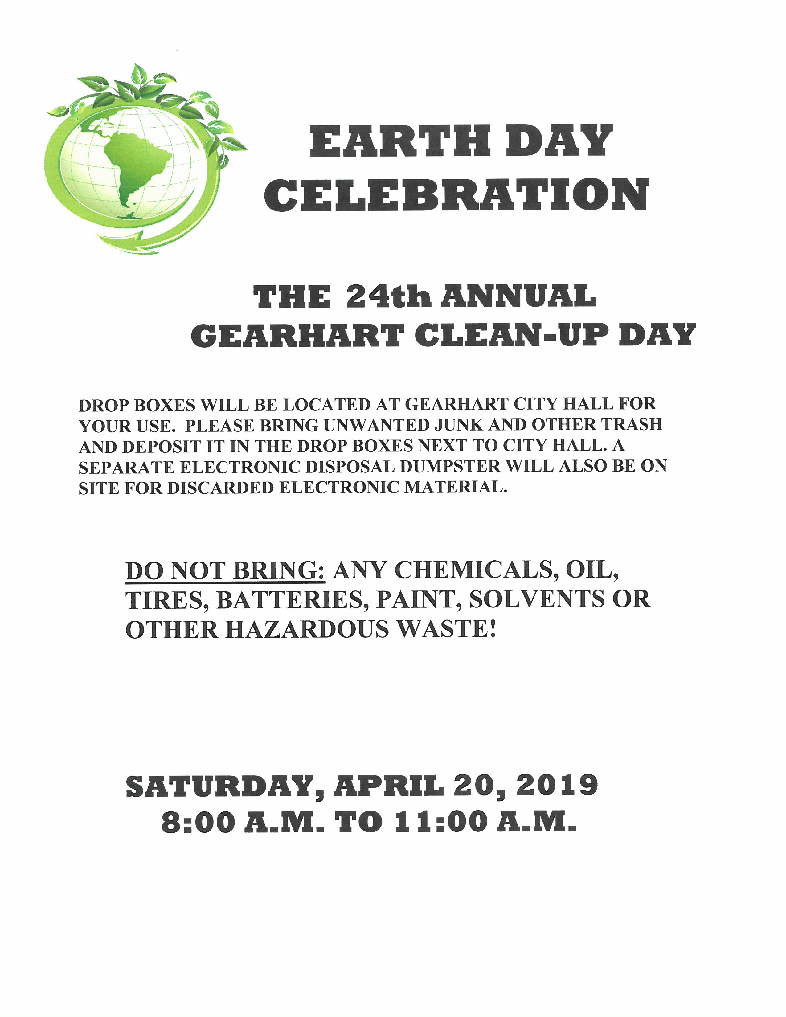 Earth Day: Clean Up Day! | City of Gearhart Oregon